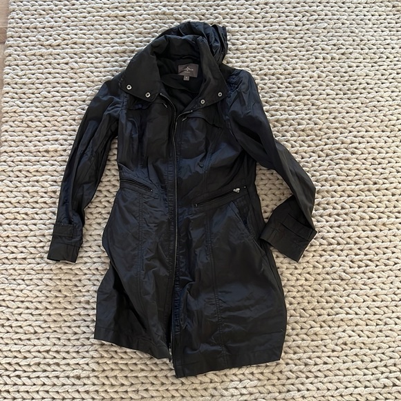 Cole Haan | Jackets & Coats | Cole Haan Black Long Lightweight Jacket ...